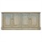 Isola Updated Traditional Distressed Blue Sideboard | Kathy Kuo Home