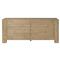 Godwin Rustic Lodge Brown Reclaimed Pine Wood Square Coffee Table