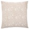 Julianna French Country Beige Linen Floral Embroidered Throw Pillow ...