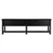 Gavin Rustic Lodge Brown Oak Rectangular Console Table | Kathy Kuo Home