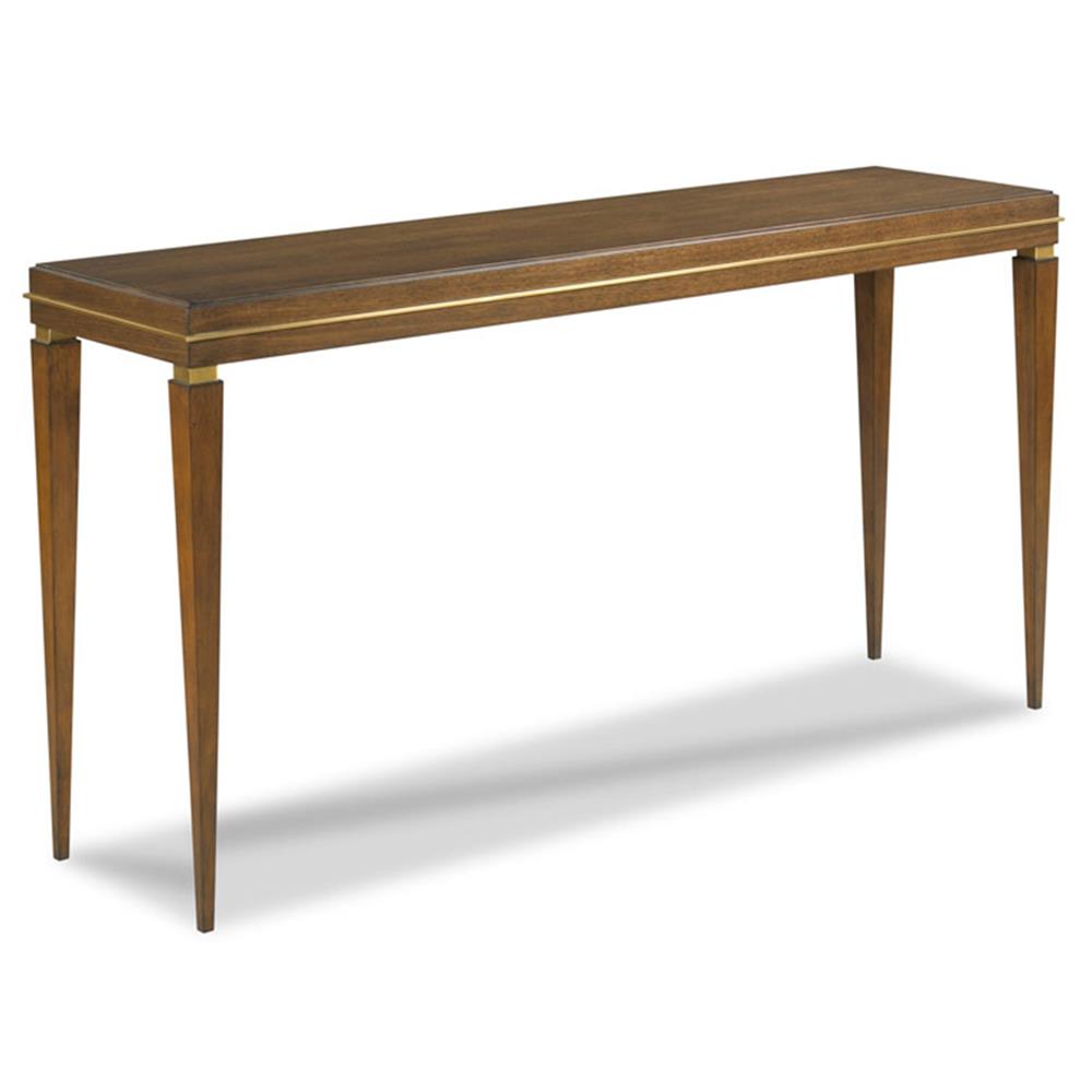 Ava Mid Century Modern Lisse Brown Wood Rectangular Console Table Long ...