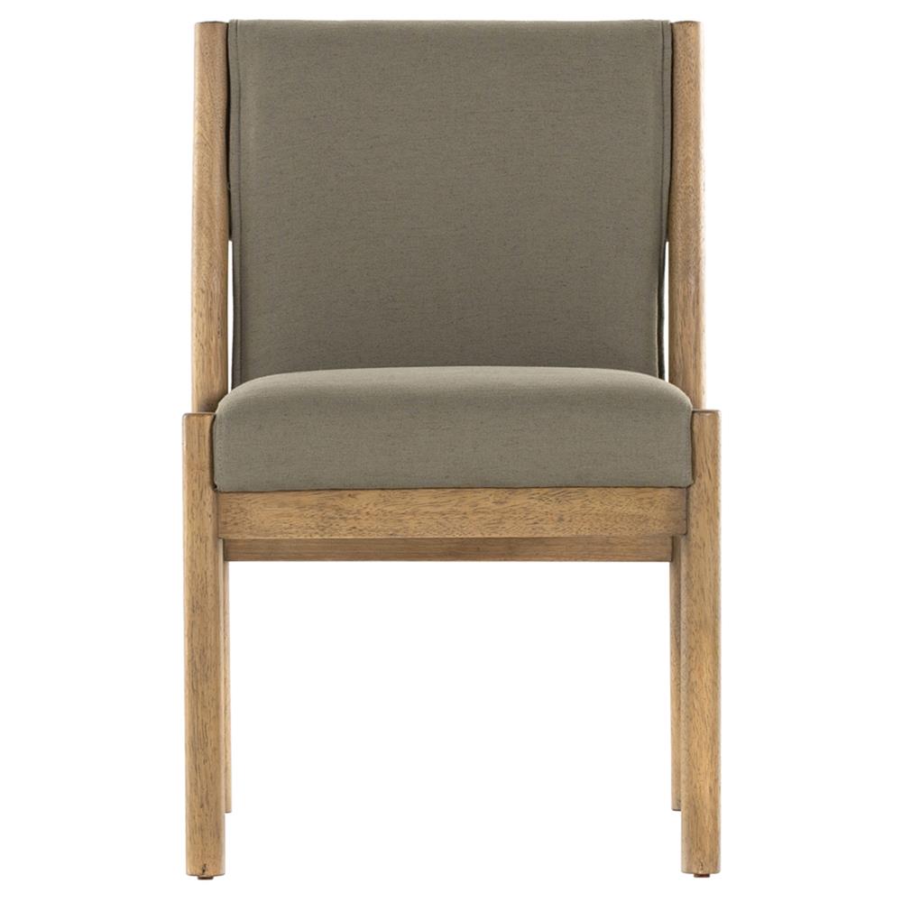 Daisy Rustic Lodge Olive Green Performance Wood Dining Side Chair ...
