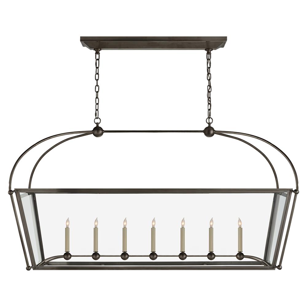 Visual Comfort Riverside Modern Classic Bronze Metal Linear Pendant ...