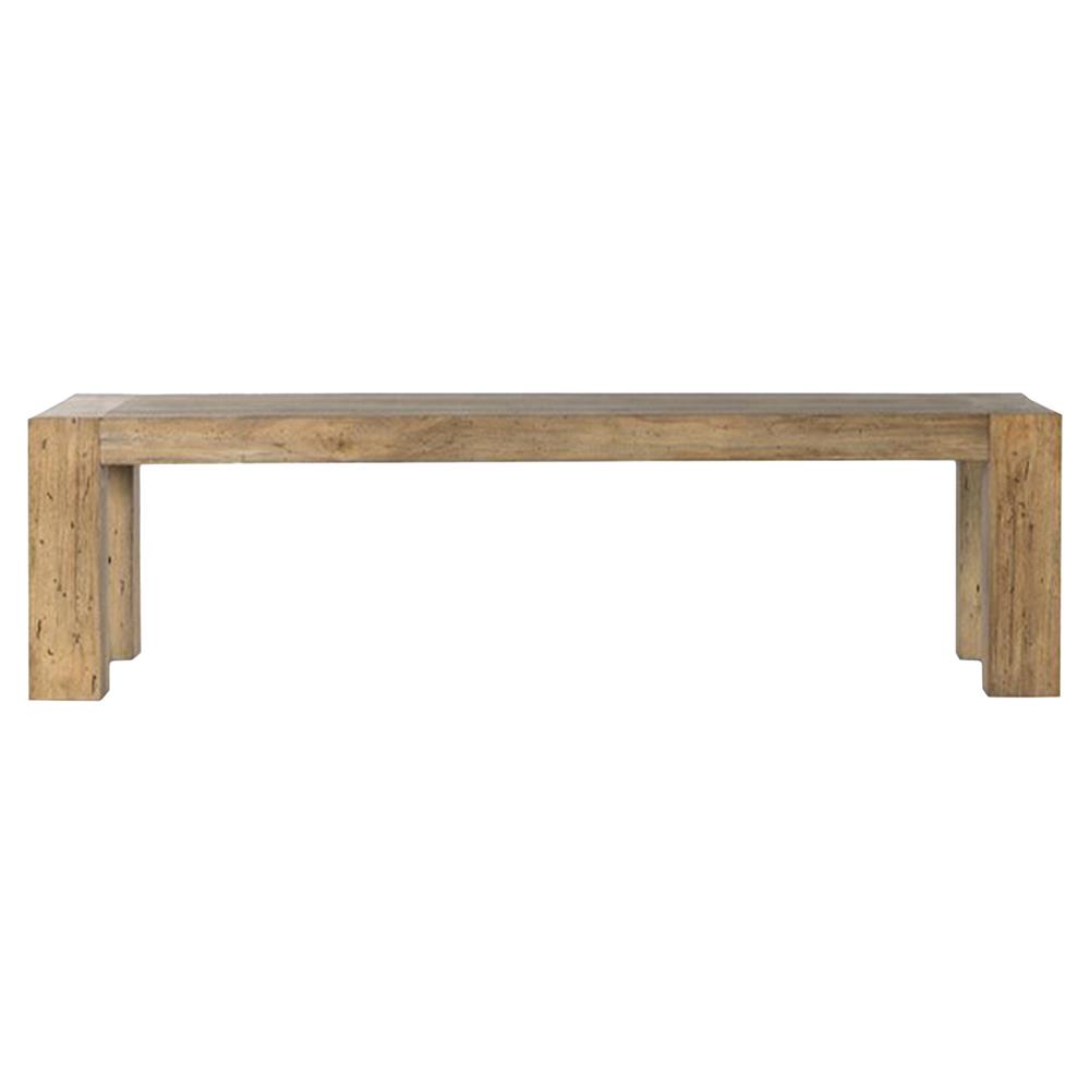 Oliver Rustic Lodge Brown Oak Rectangular Dining Table - Large - 108"W ...