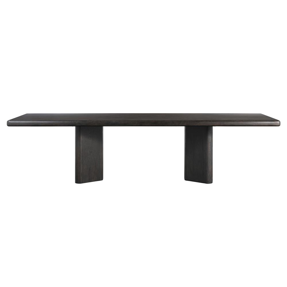 Cassius Rustic Lodge Black Reclaimed Oak Rectangular Dining Table - 118 ...