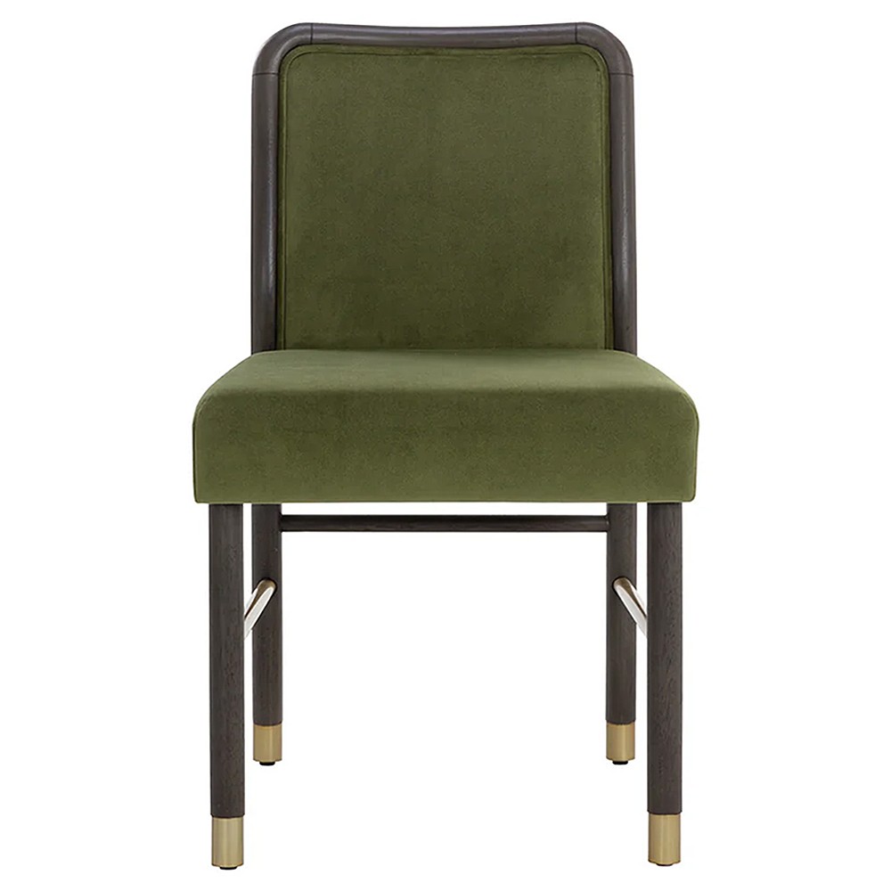 Ambrosia Modern Classic Olive Green Wood Dining Side Chair - Set of 2 ...