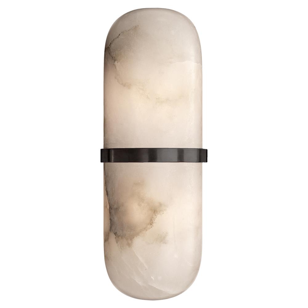 Visual Comfort Melange Modern Classic Bronze Metal Alabaster Pill Form ...