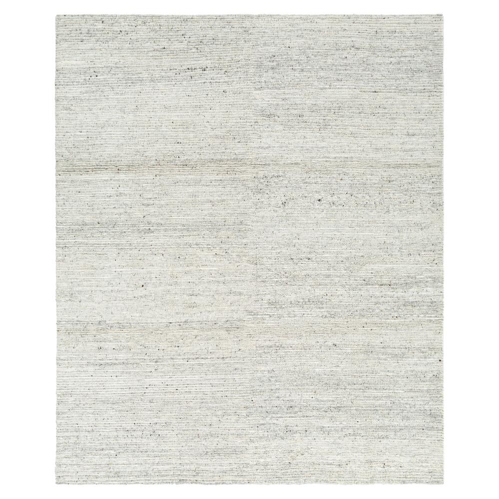 Benny Modern Classic Light Grey Wool Marled Rug - 5'x7'6" 5'x8' | Kathy ...