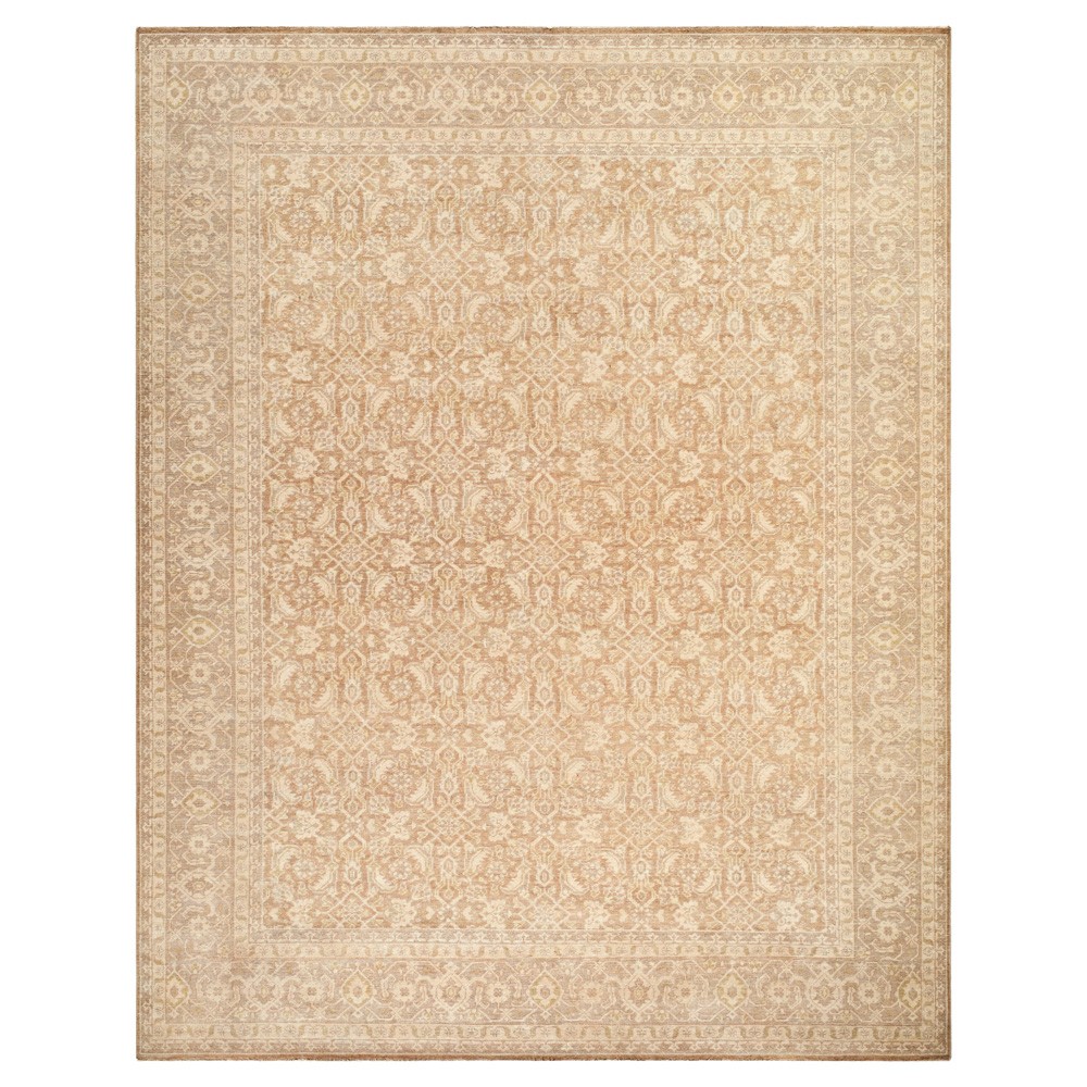Kalani Updated Traditional Beige Wool Patterned Rug - 2'x3'