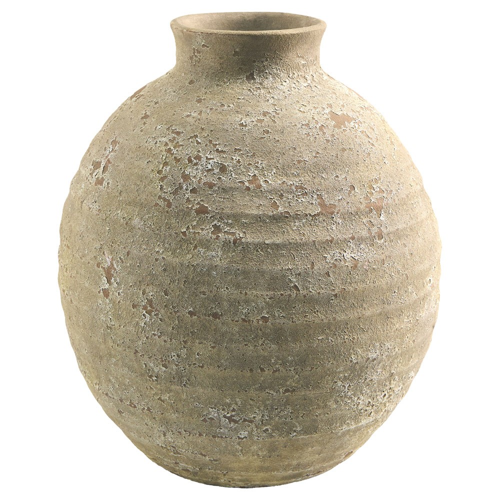 Chloe Updated Traditional Rust Glazed Ceramic Planter | Kathy Kuo Home