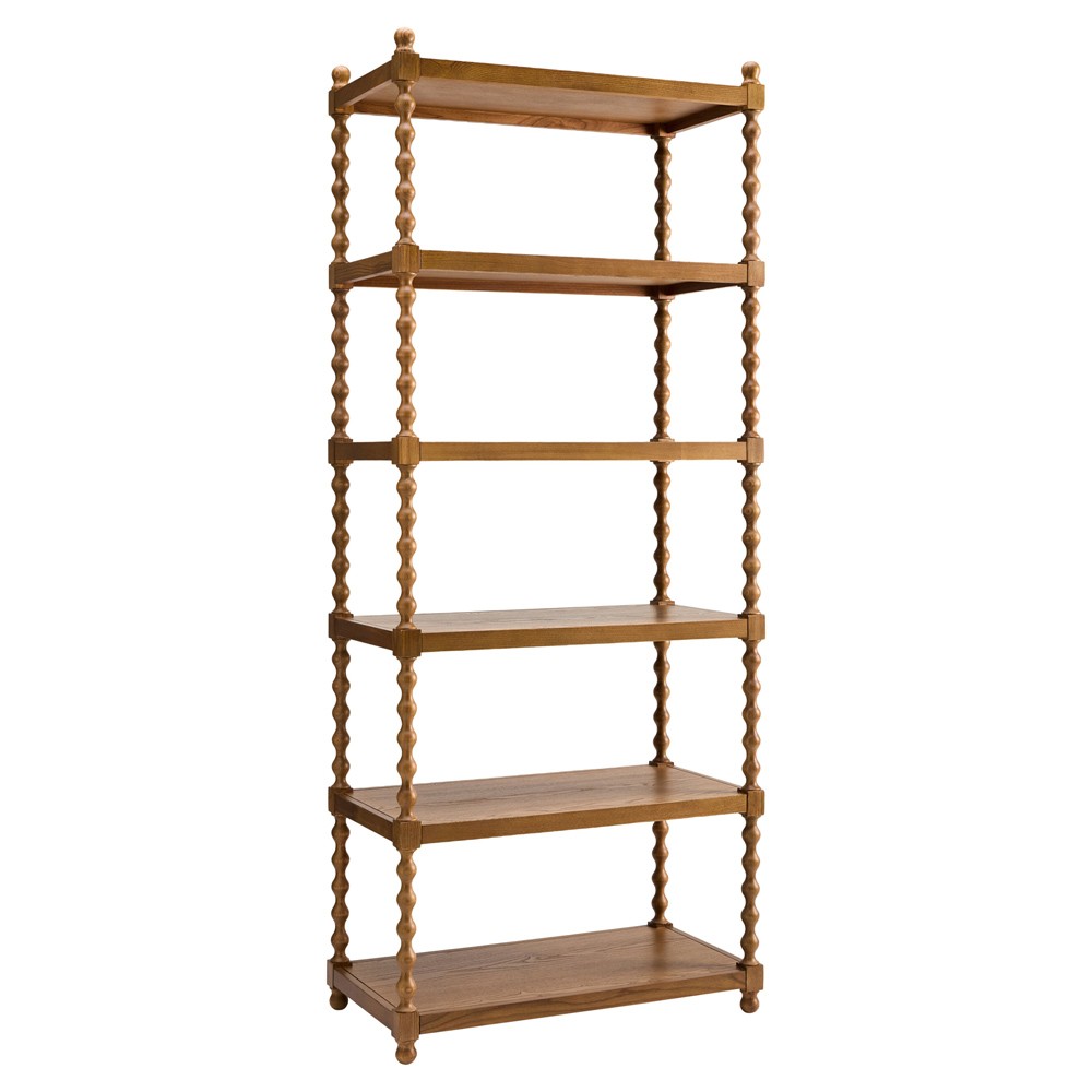 Thalen Updated Traditional Brown Back Bookcase Standard (20 - 50 W ...