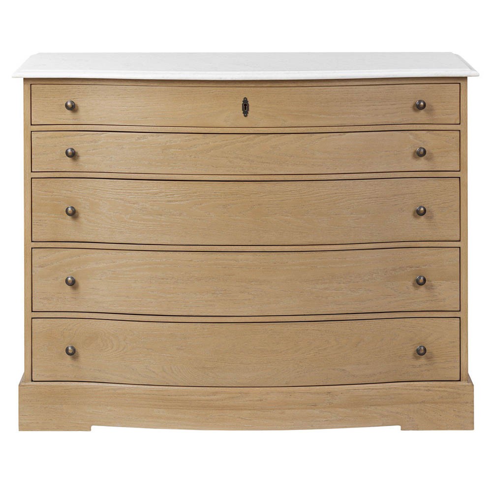 Lena Light Weathered Oak Dresser | Kathy Kuo Home
