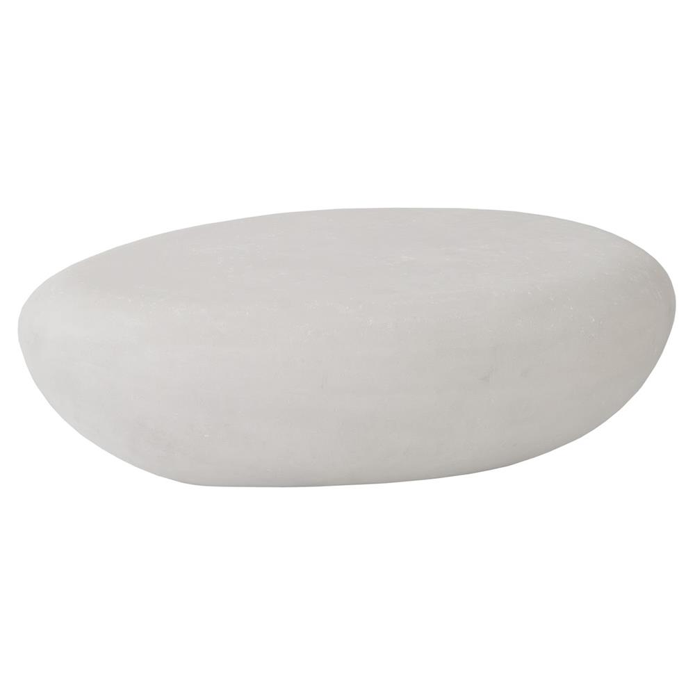 Maxim Modern Classic Roman Stone Resin Outdoor Block Coffee Table - Large